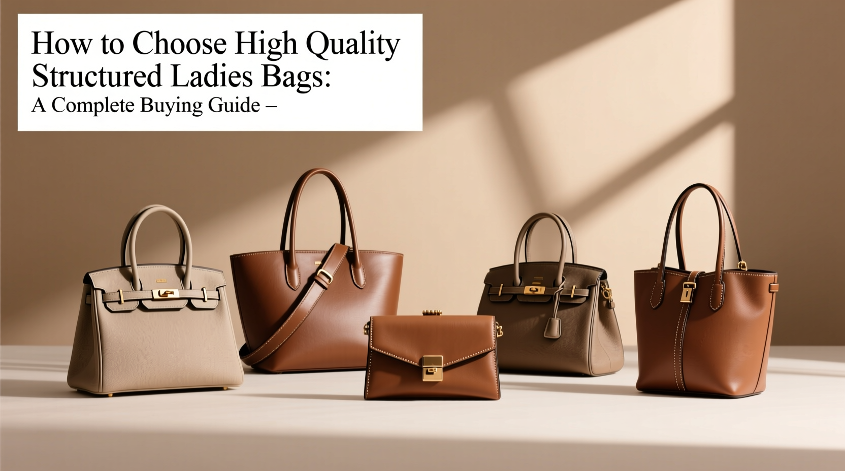 How to Choose High Quality Structured Ladies Bags: A Complete Buying Guide