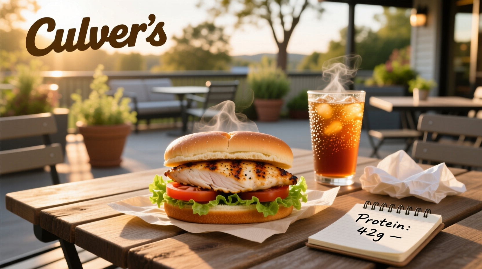 How Much Protein Is in a Culver's Grilled Chicken Sandwich? Macro Guide