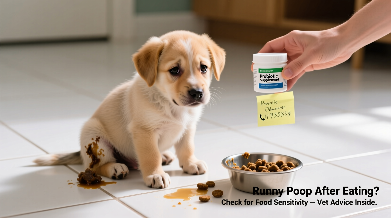 Puppys Second Poop Runny After Eating Causes What To Do