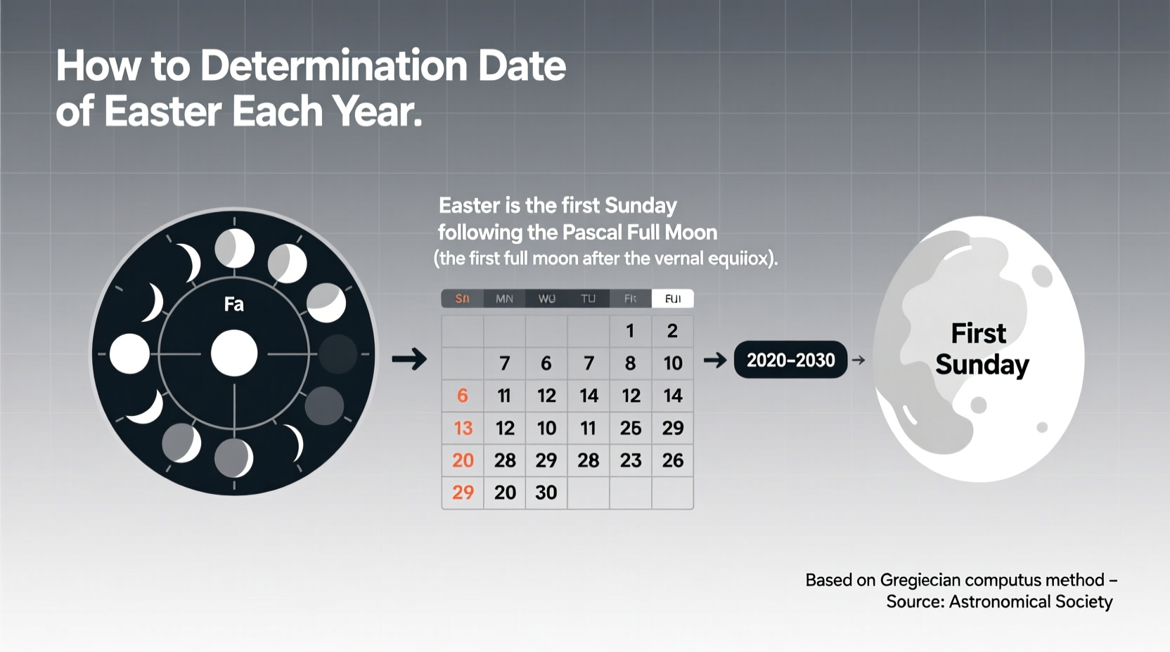 How to Determine the Date of Easter Each Year