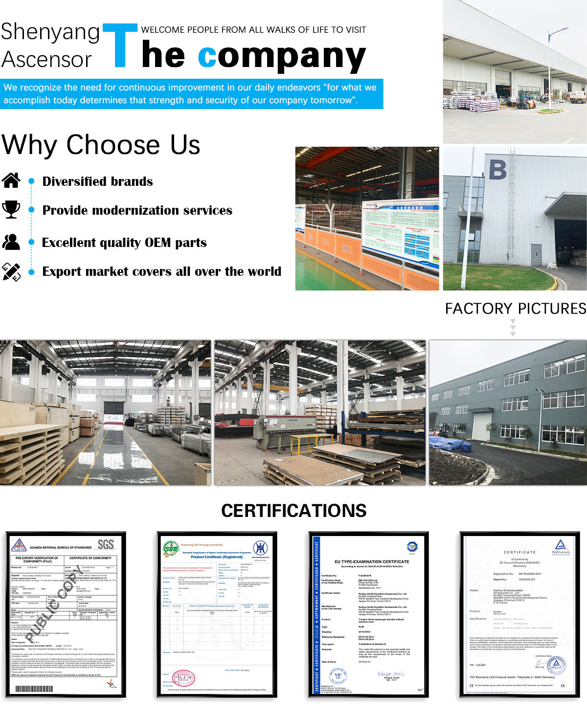 Shenyang Ascensor Import And Export Co., Ltd. - Brand Elevator ...