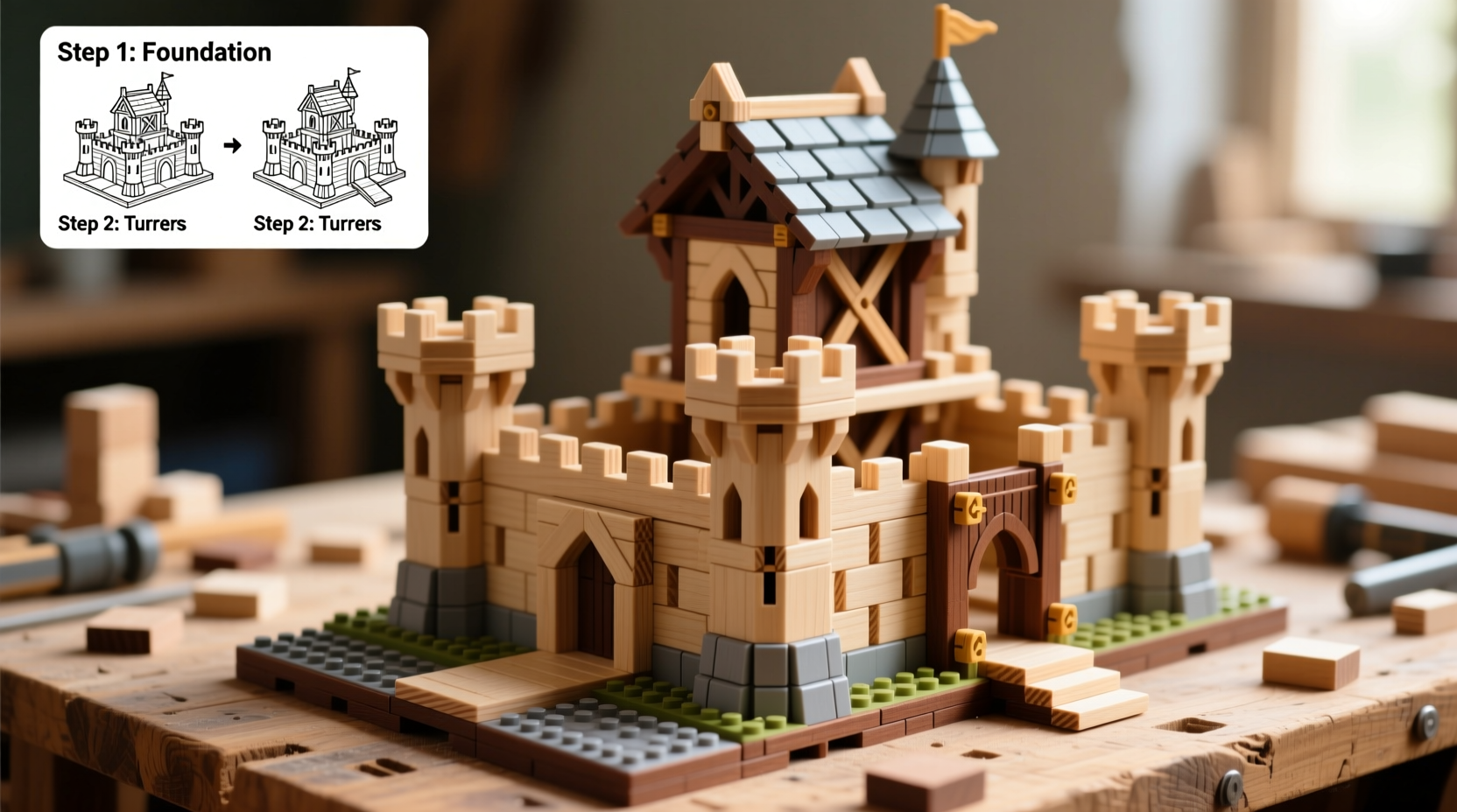 Step By Step Guide To Creating A Durable Modular Castle With Building ...