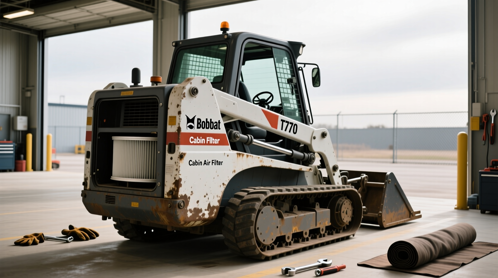 How to Find and Replace Bobcat T770 Cabin Air Filter