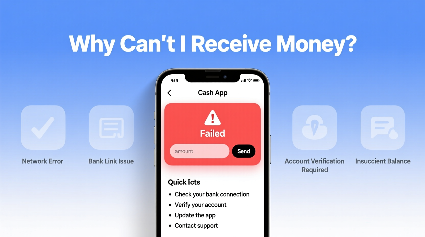 Can't Receive Money On Cash App Reasons Quick Fixes