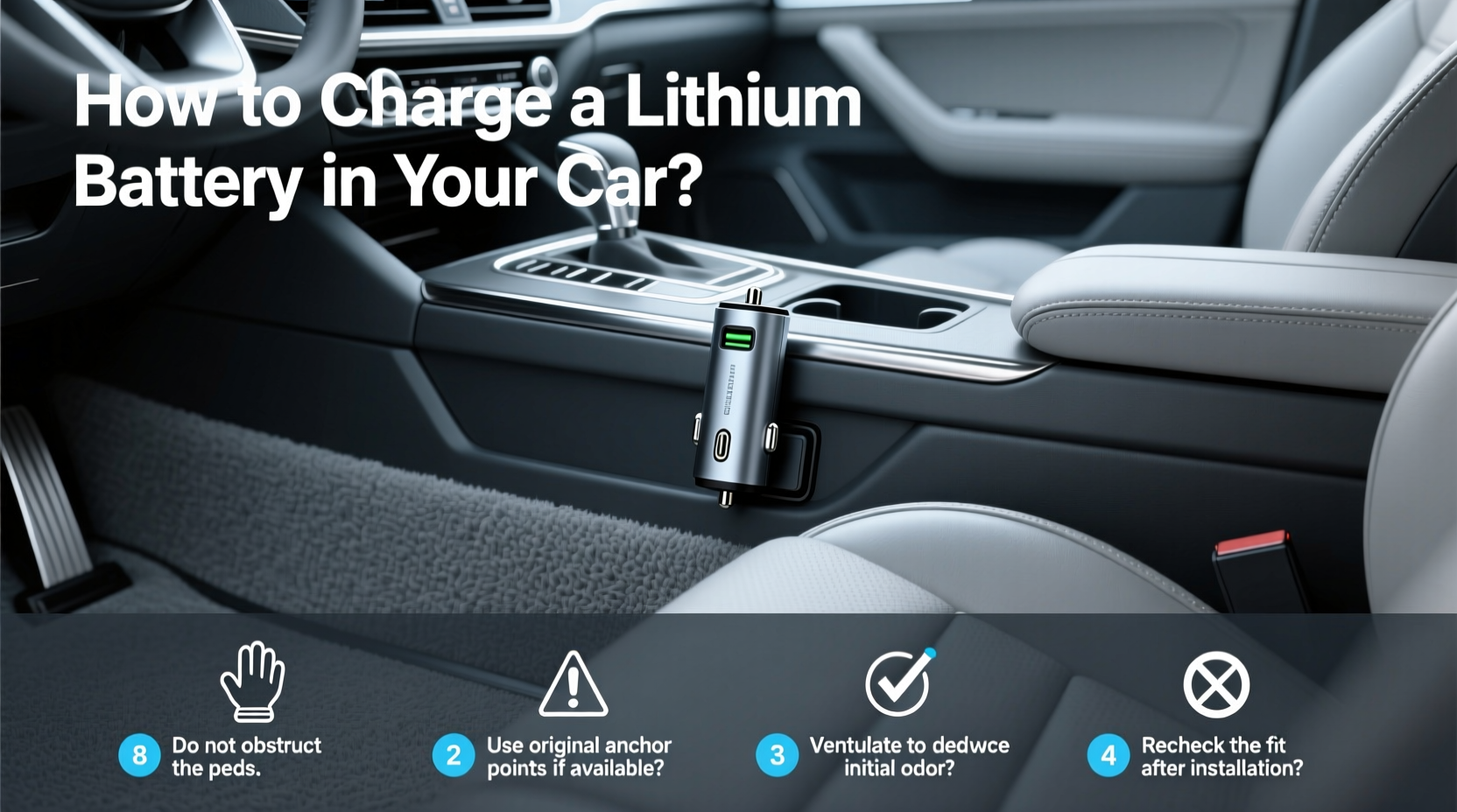 How to Charge a Lithium Battery in a Car: Buying Guide & Tips