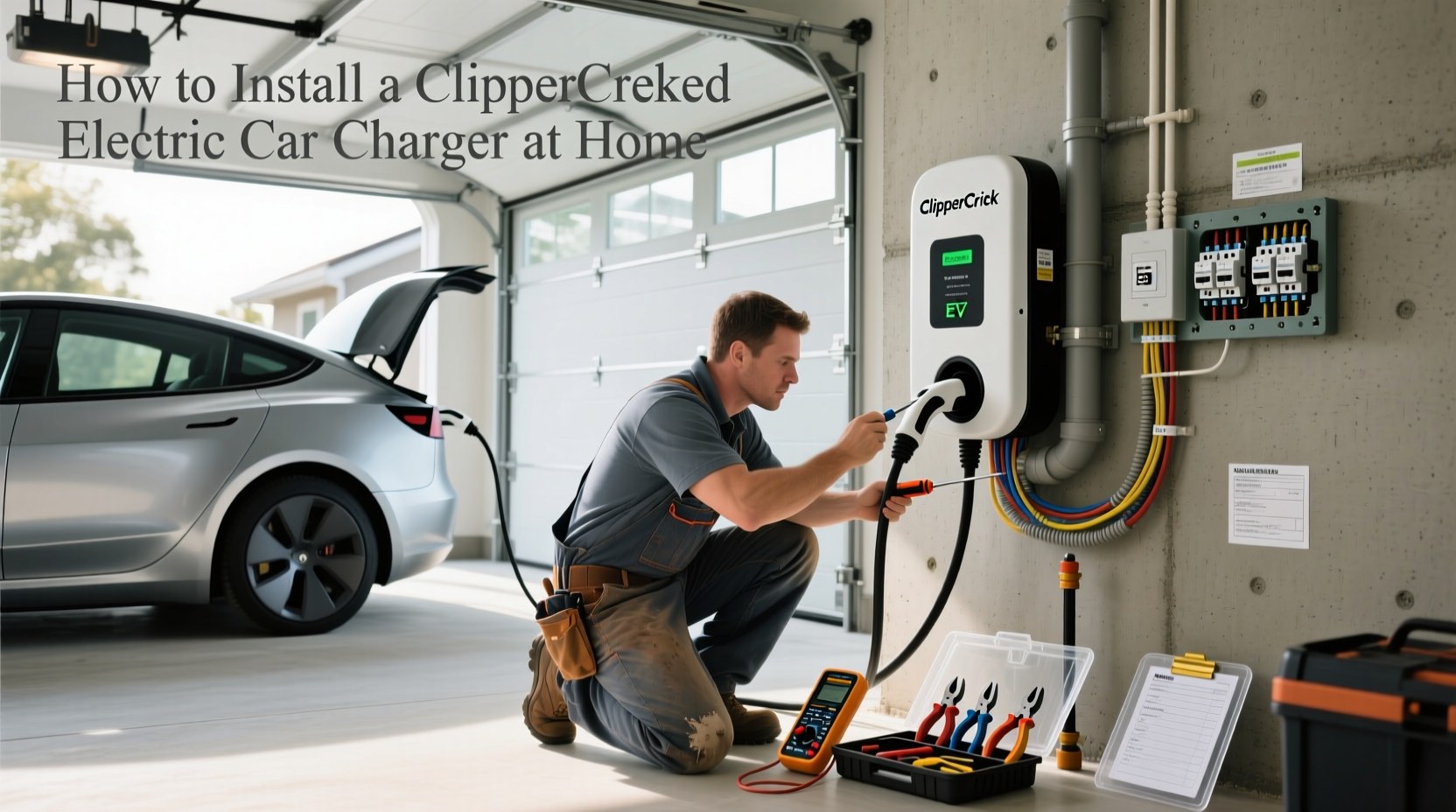How to Install a ClipperCreek Electric Car Charger at Home