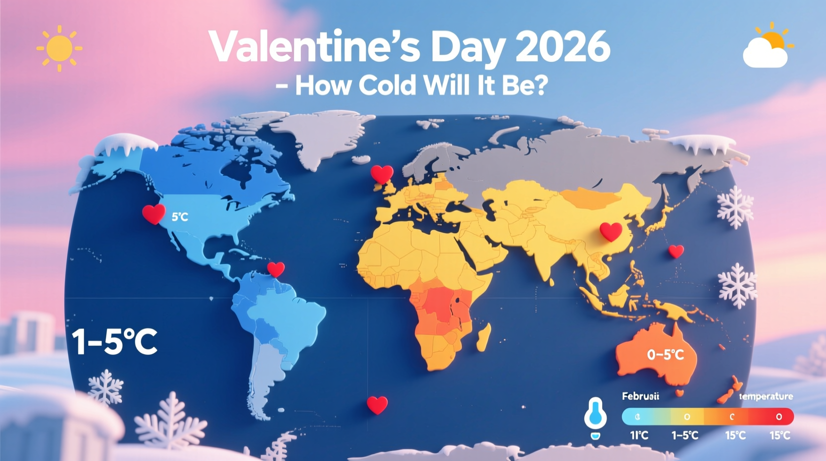 How Cold Is It Going to Be on Valentine's Day 2026?