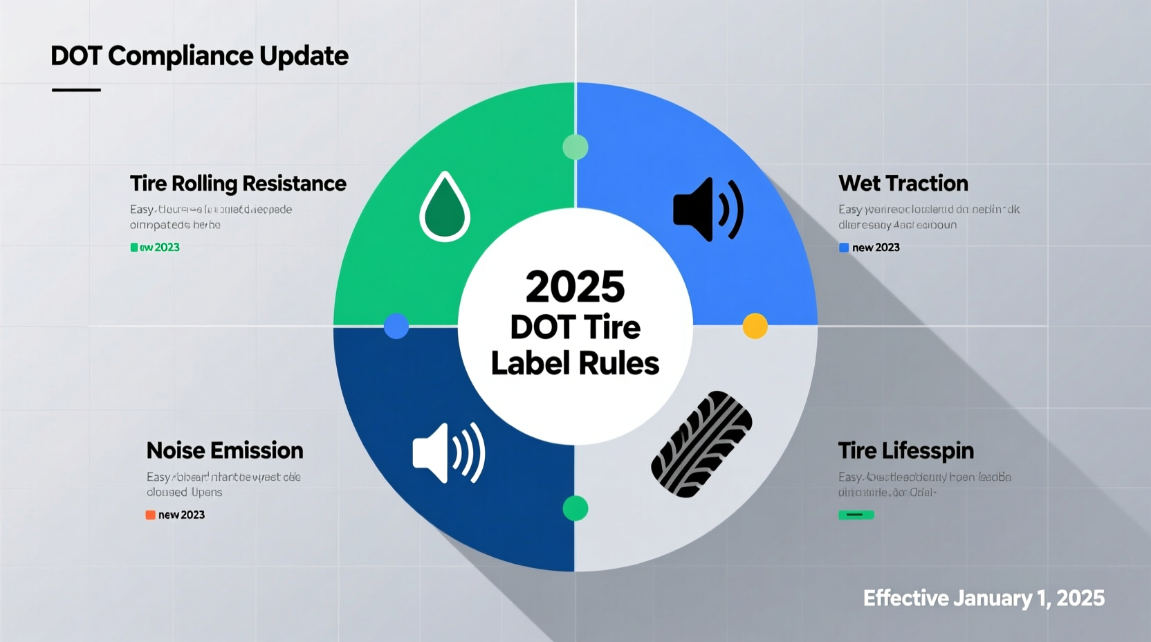 2025 DOT Tire Label Rules: What Changes Take Effect?