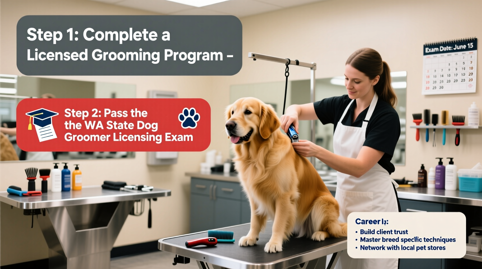 Step By Step Guide To Becoming A Licensed Dog Groomer In Washington ...