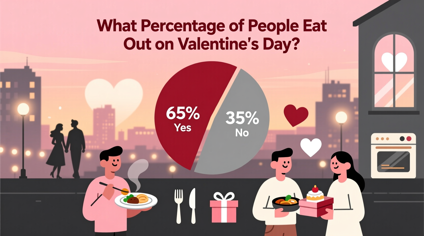 What Percentage of People Eat Out on Valentine's Day?