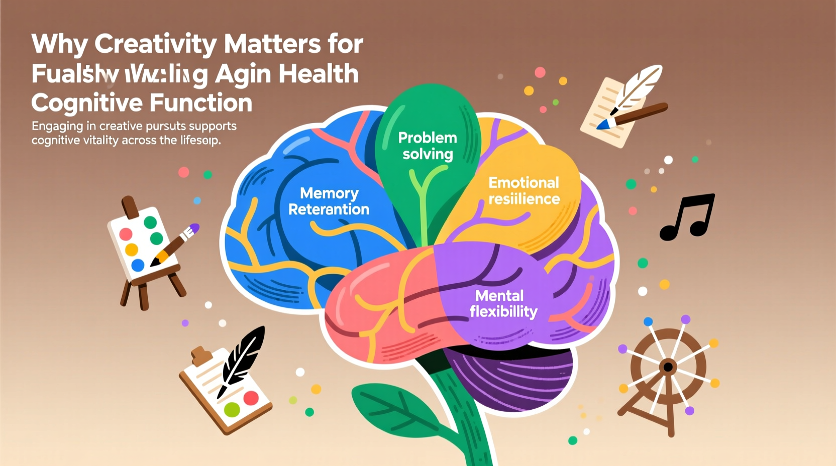 Why Creativity Matters For Healthy Aging Cognitive Function