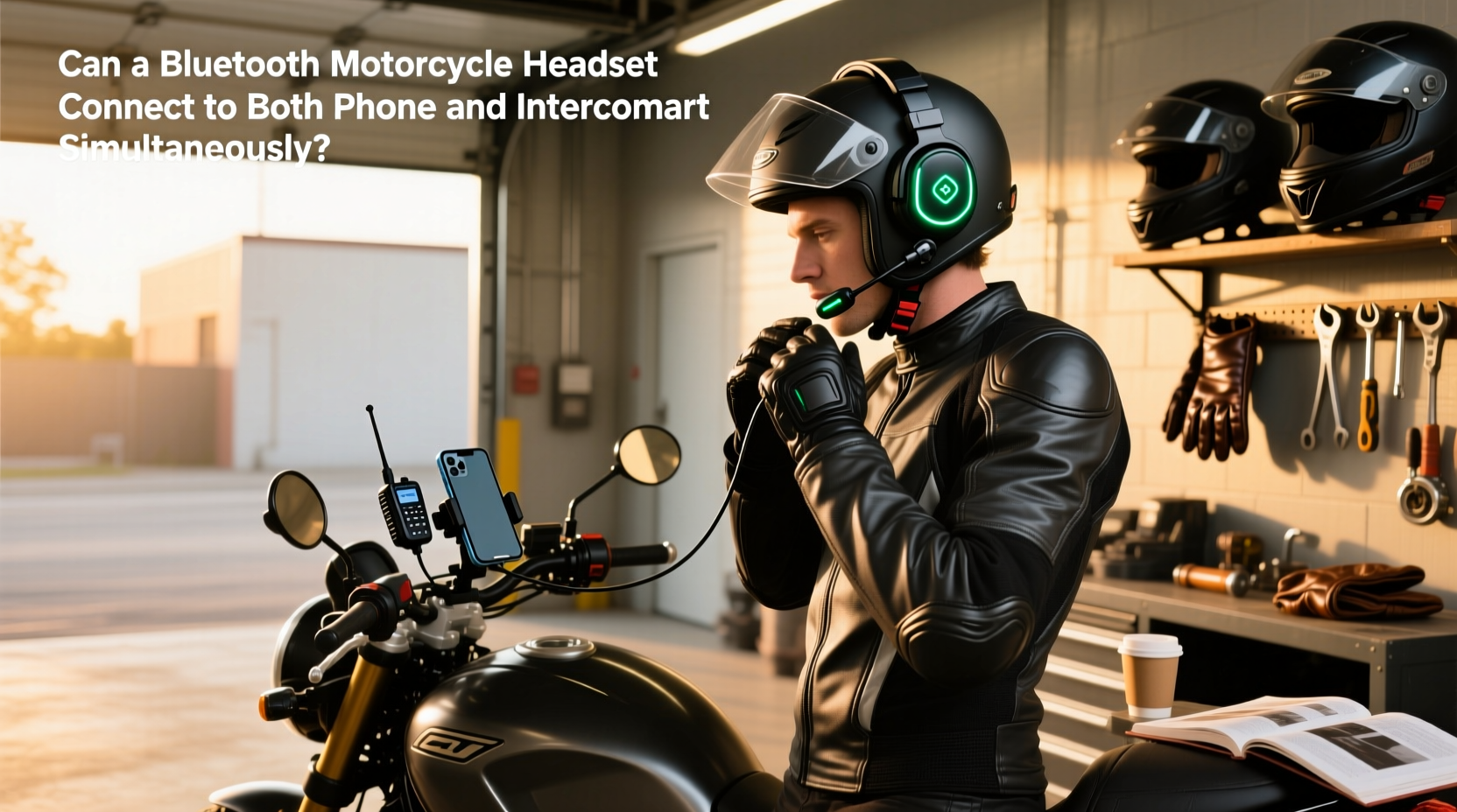 How to Choose a Bluetooth Motorcycle Headset That Connects to Phone and ...