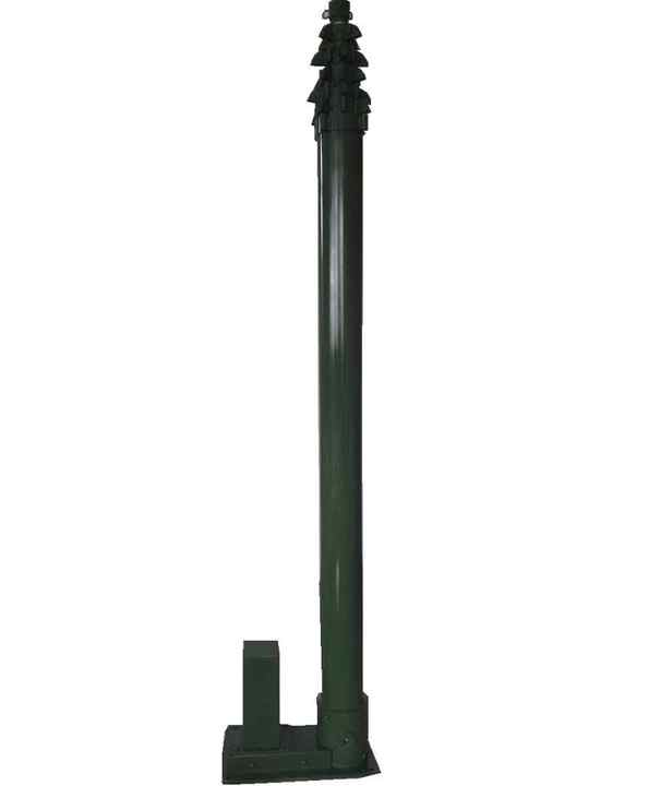 2m 4m Surveillance Cctv Camera Pole Motorized Telescopic Mast - Buy 2m ...