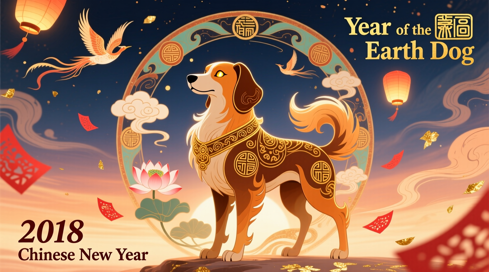 2018 Chinese New Year: Year of the Earth Dog