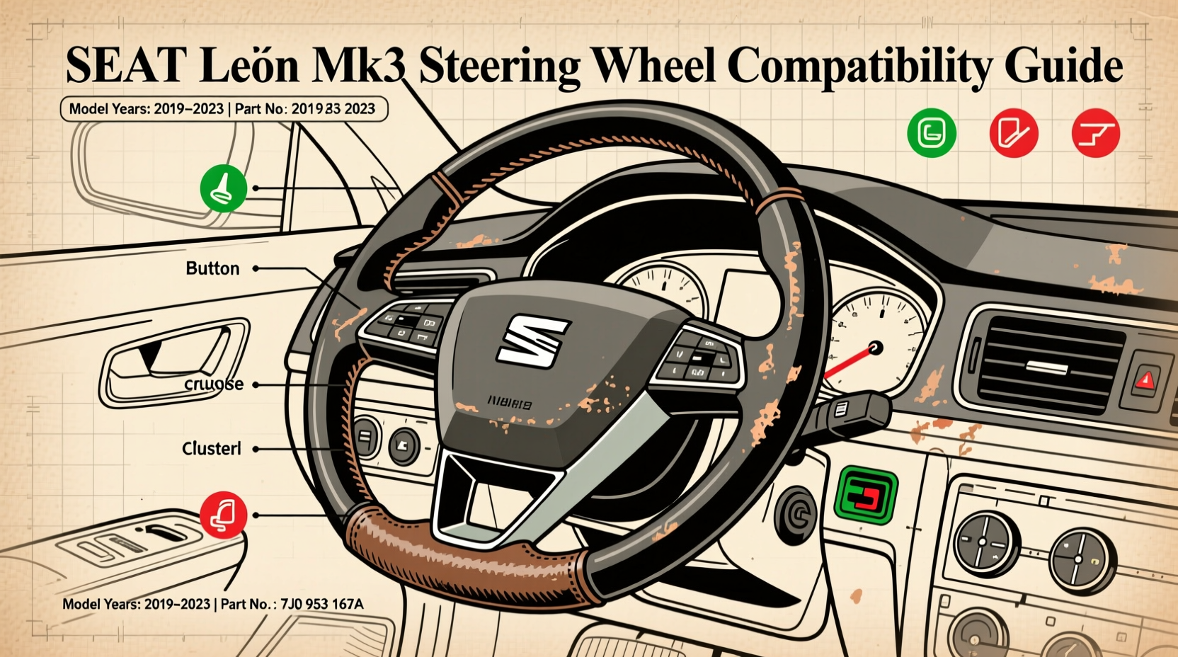 SEAT León Mk3 Steering Wheel Compatibility Guide