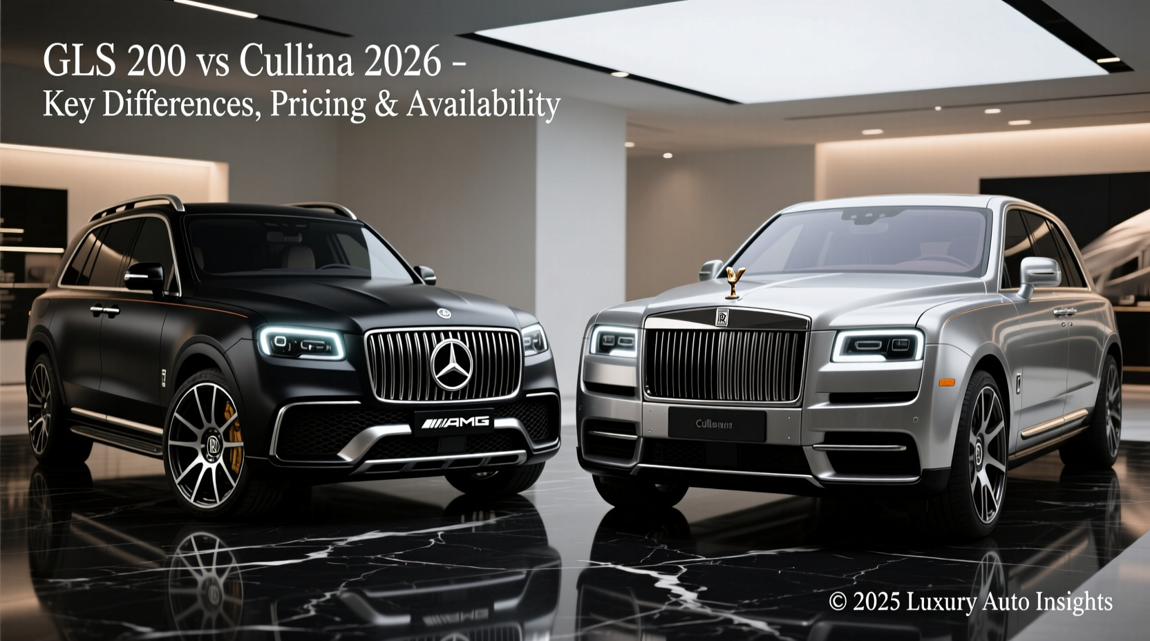 GLS 600 vs Cullinan 2026: Key Differences, Pricing & Availability