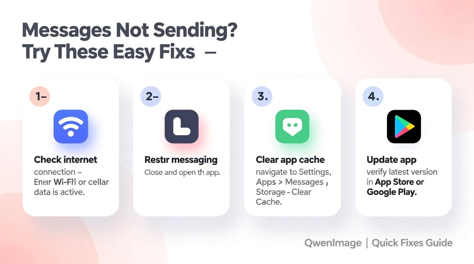 Messages Not Sending Troubleshooting Easy Fixes