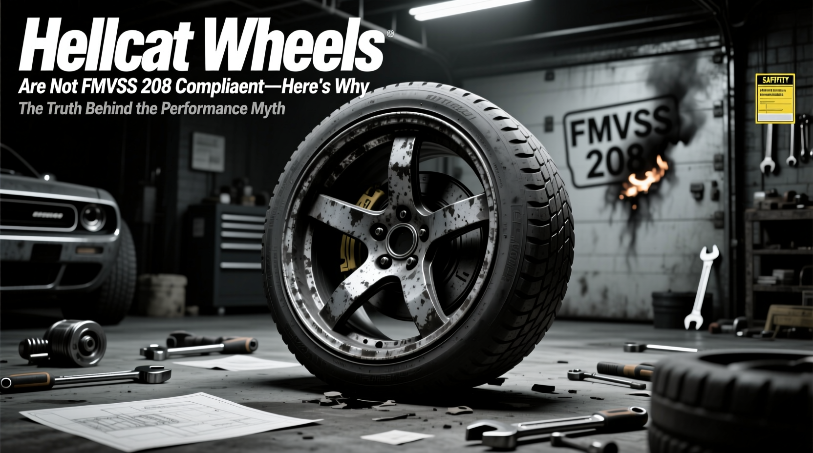 Hellcat Wheels Are Not FMVSS 208 Compliant—Here's Why