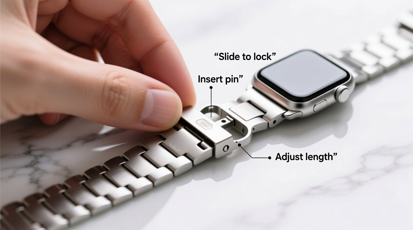 Step By Step Guide To Perfectly Adjusting Your Metal Iwatch Band For A ...