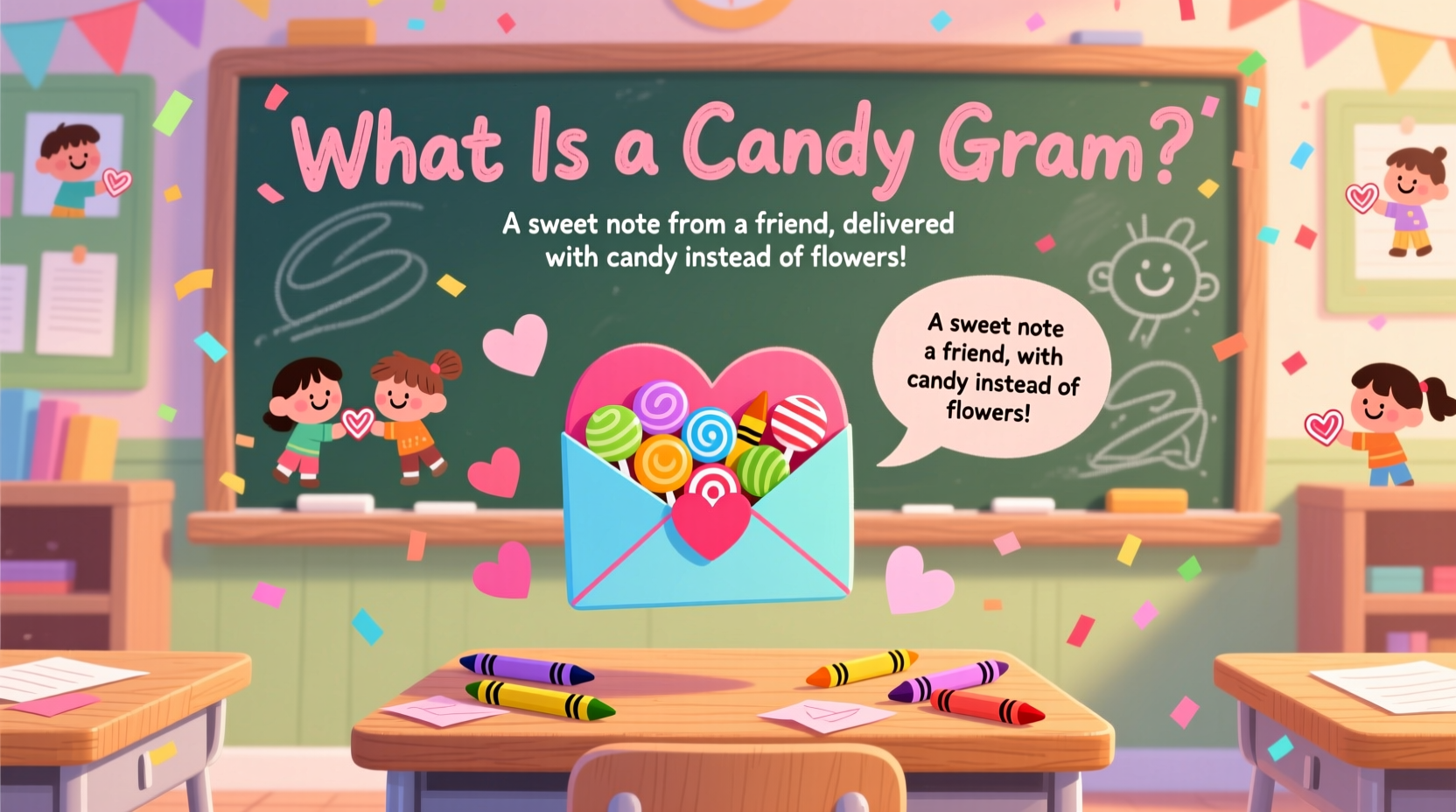 What Is a Candy Gram at School Valentine's Day?