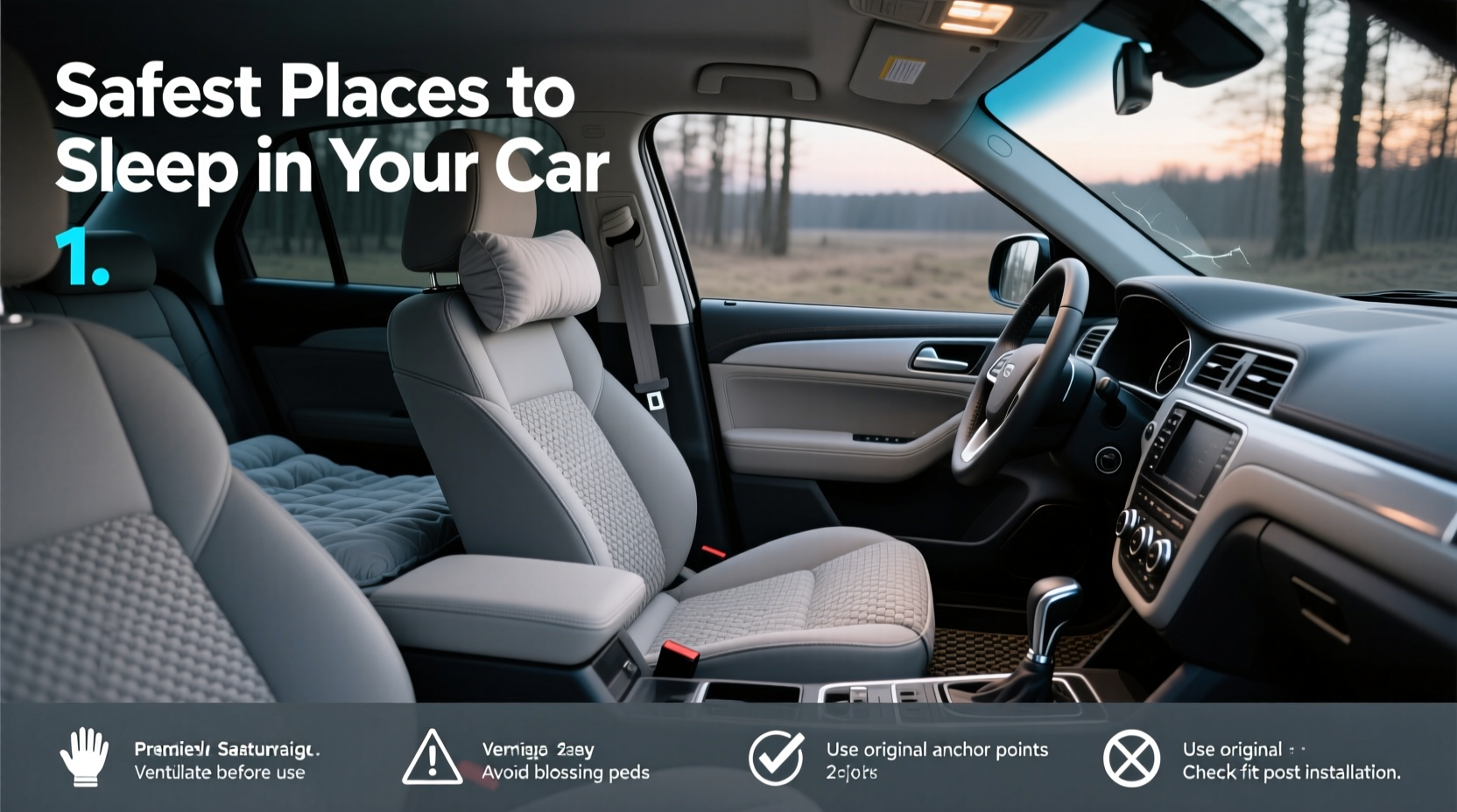 How to Choose Places to Sleep in Car: A Practical Buying Guide
