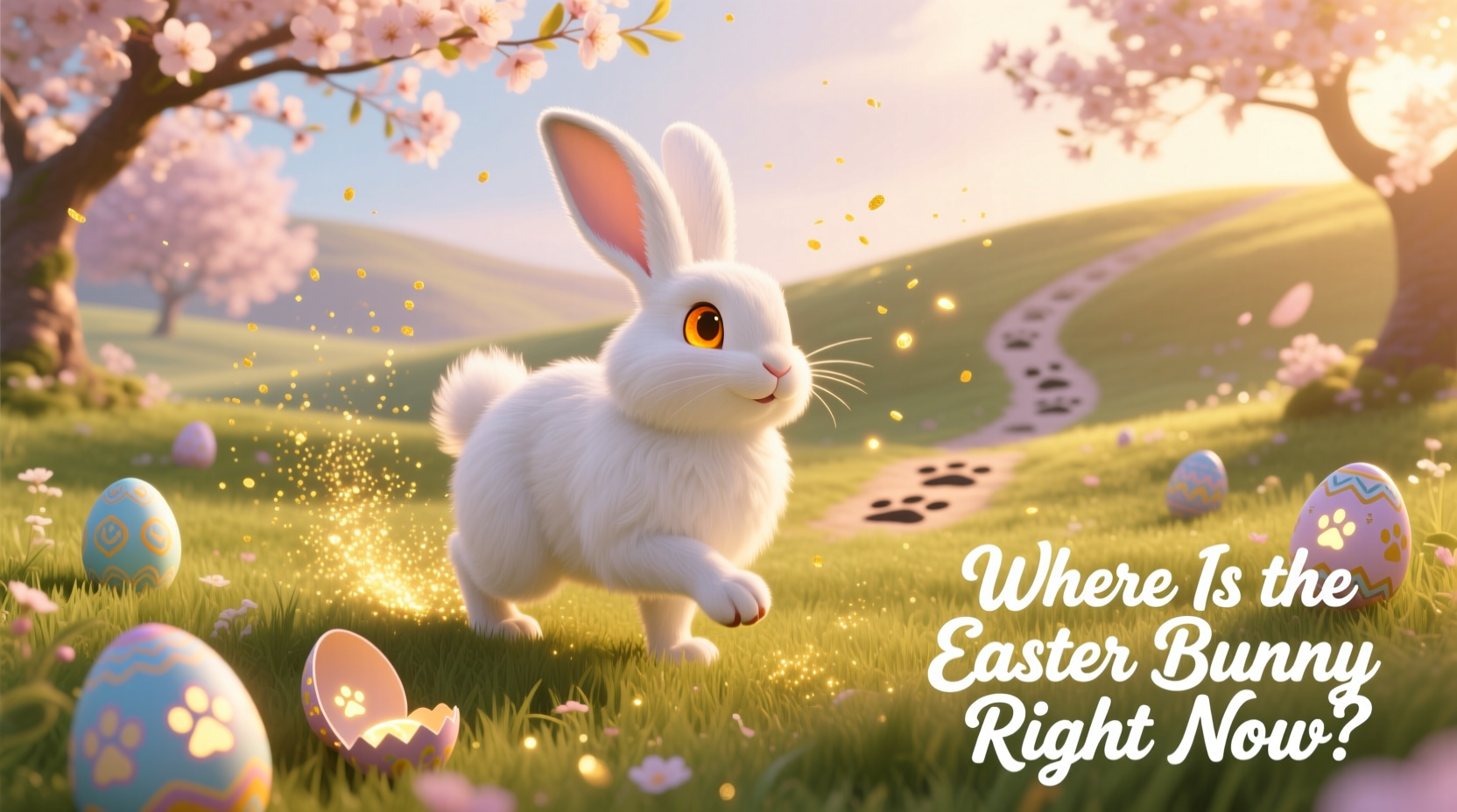 Where Is the Easter Bunny Right Now?