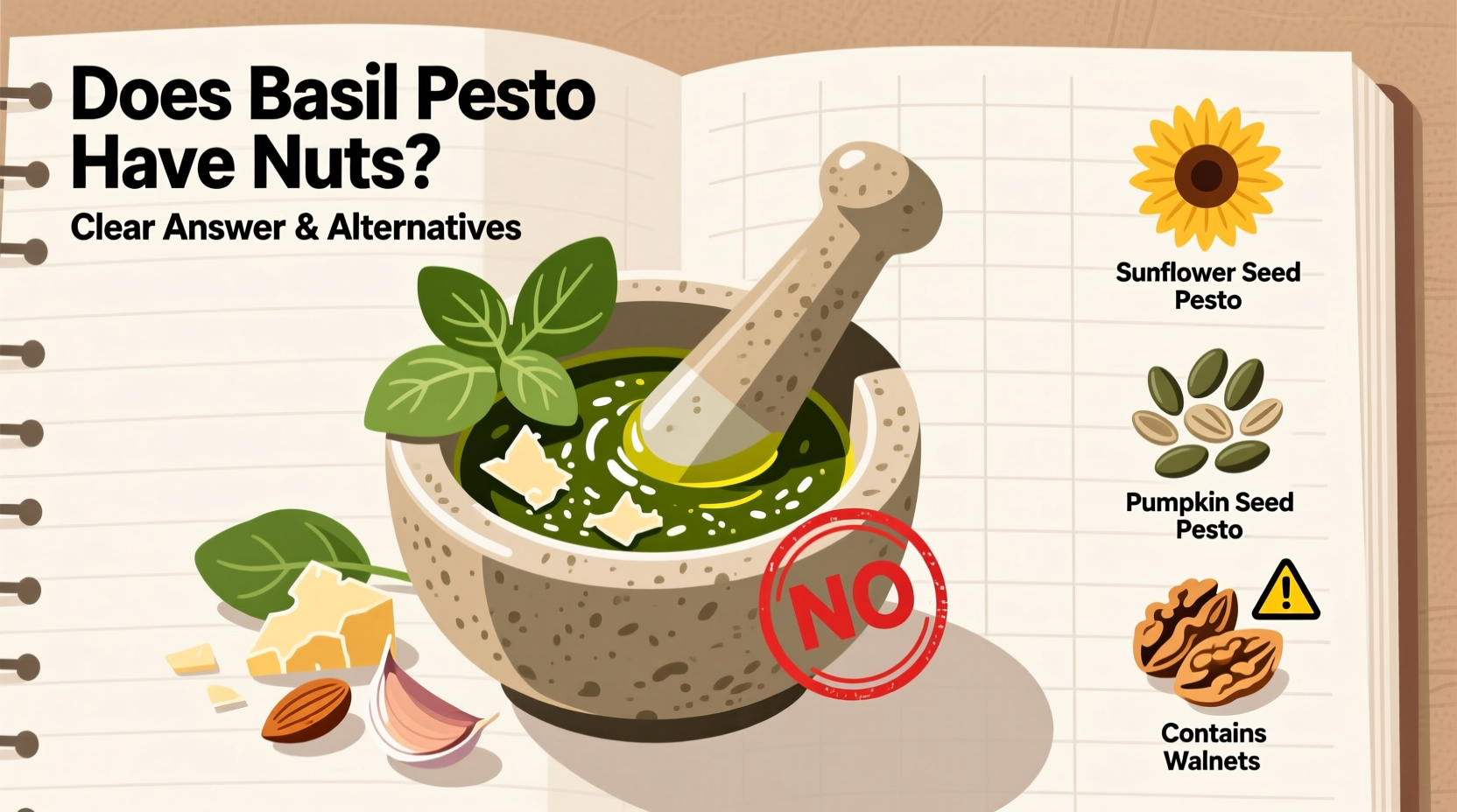 Does Basil Pesto Have Nuts? Clear Answer & Alternatives