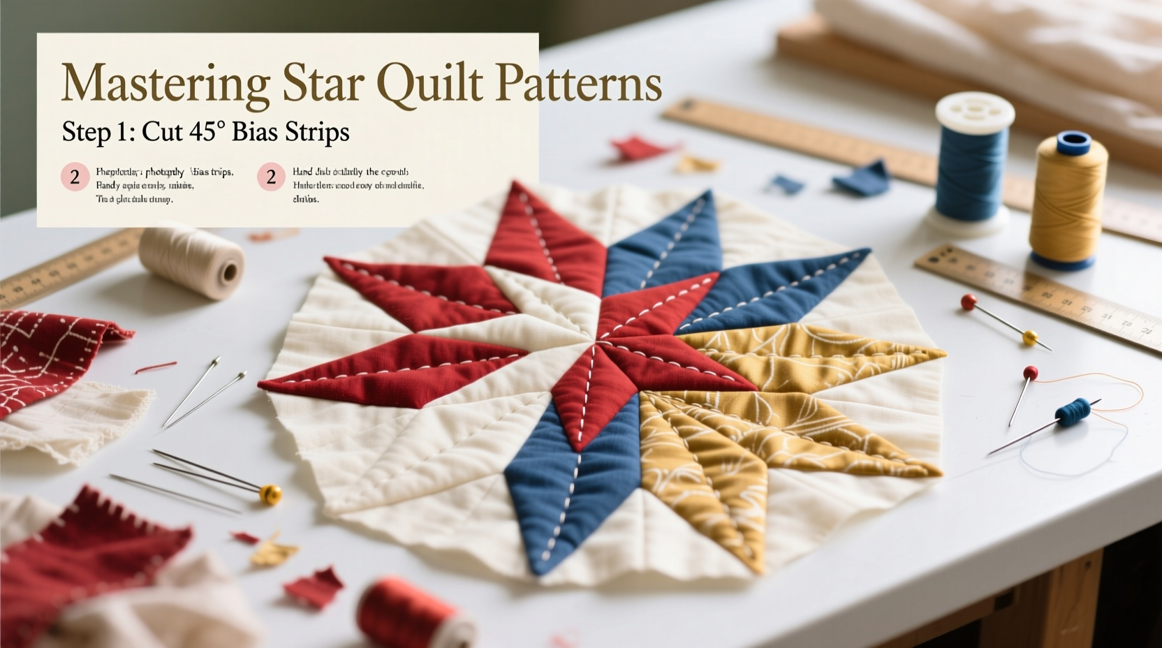 Mastering Star Quilt Patterns A Step By Step Guide For Beautiful ...