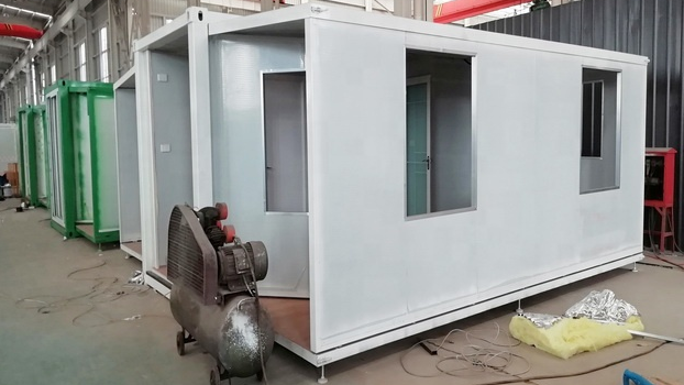 C Profile Galvalum Customized Prefab Underground home tinny Reefer ...