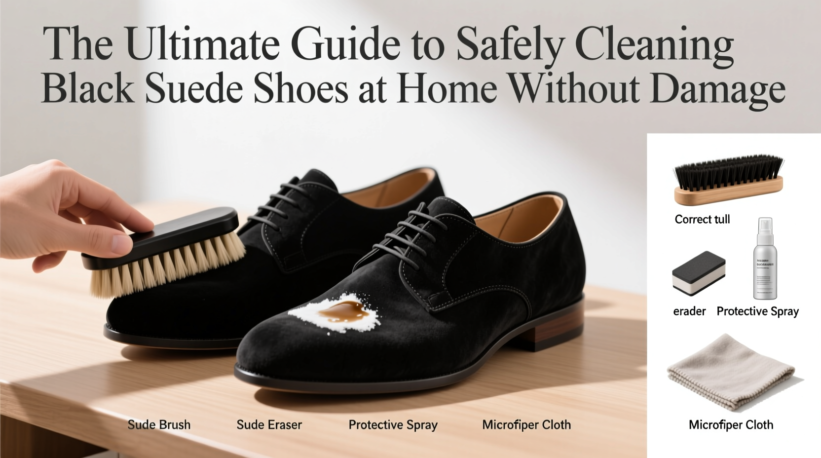 The Ultimate Guide How To Safely Clean Black Suede Shoes At Home ...