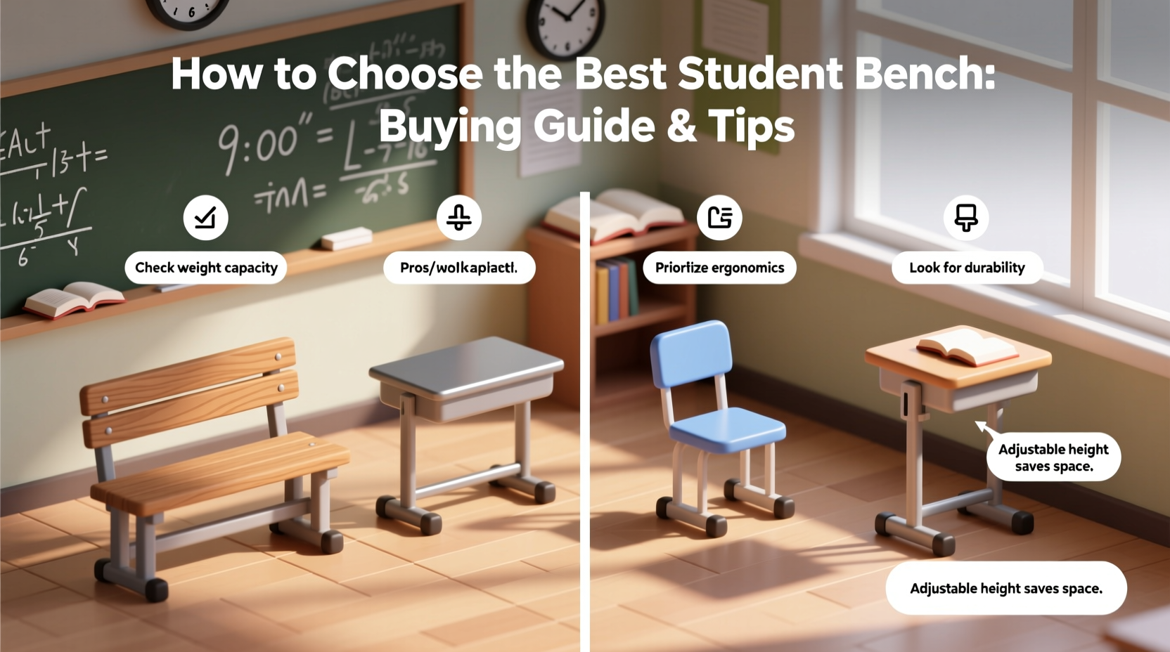 How to Choose the Best Student Bench: Buying Guide & Tips