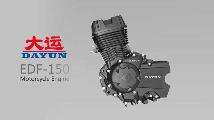 DAYUN 150CC & 200CC Motorcycle Engine Assembly - Reliable Air-Cooled ...
