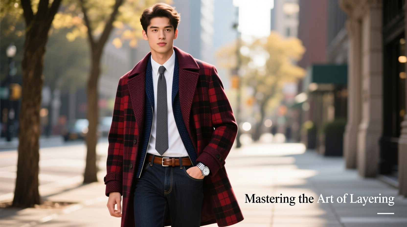 Mastering The Art Of Layering How To Wear A Plaid Coat With A Tweed ...