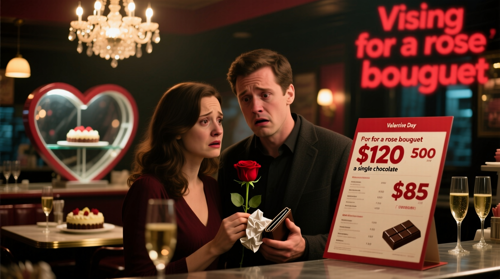 Yes, Food Prices Rise on Valentine's Day