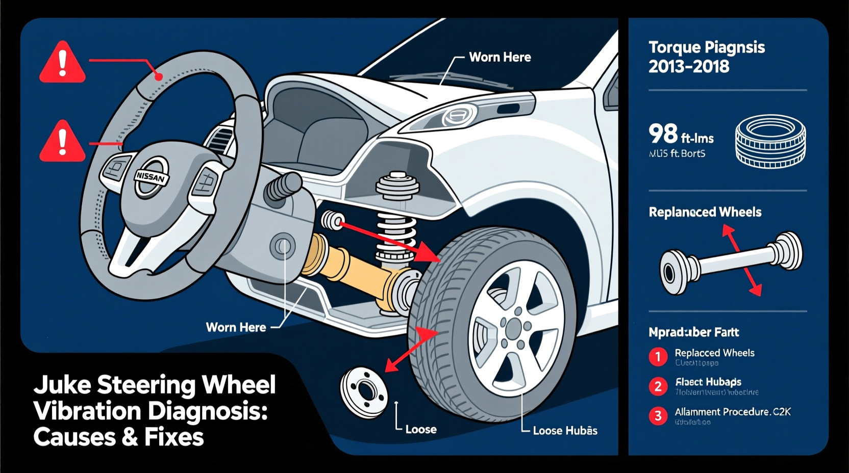 Juke Steering Wheel Vibration Diagnosis: Causes & Fixes