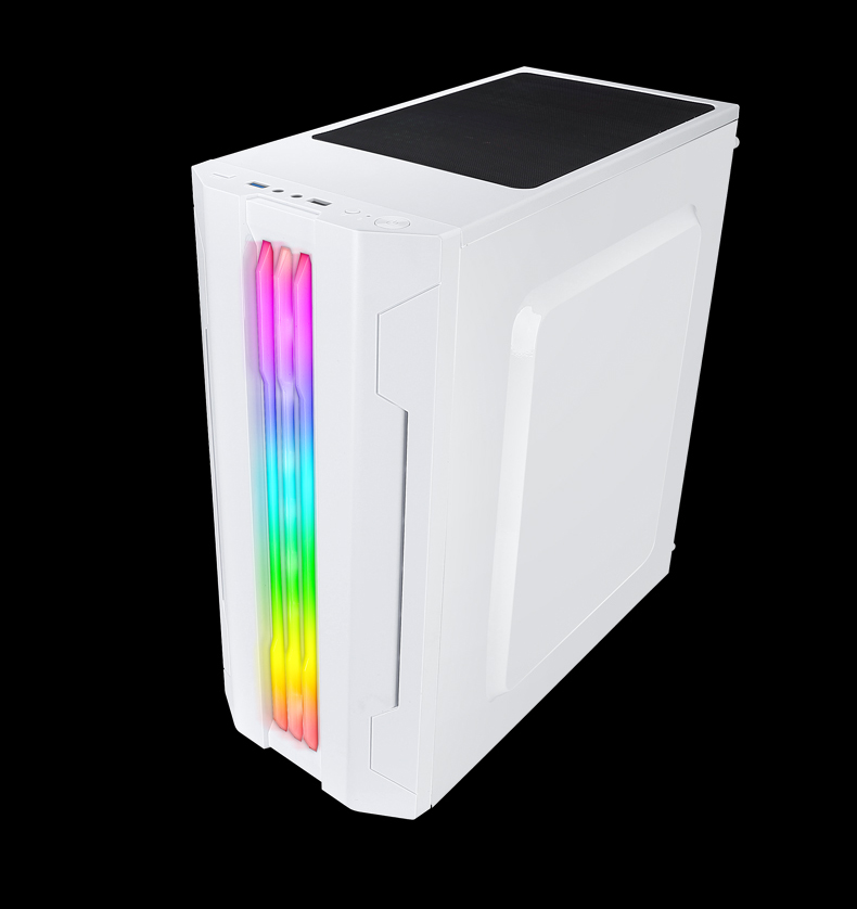 EVESKY MORNING RGB WHITE GAMING CASING - NEXXCOM COMPUTERS