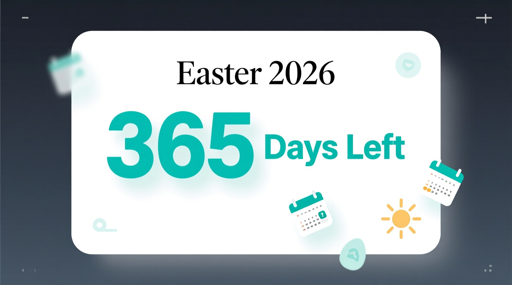 How Many Days Until Easter 2026?