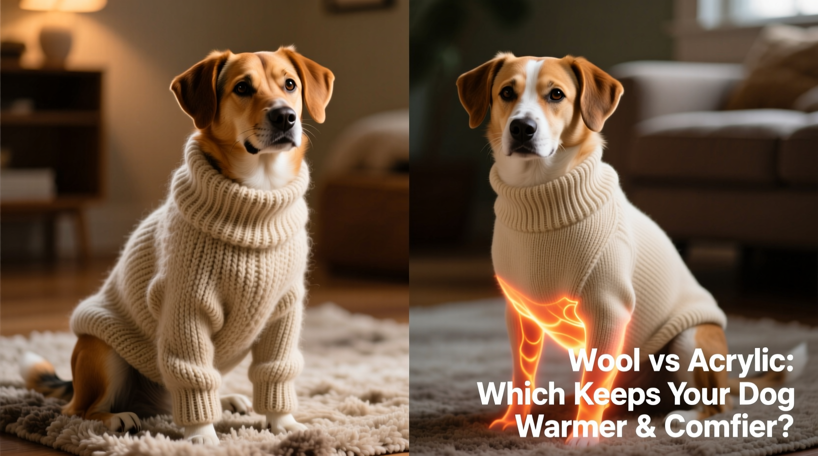 Wool Vs Acrylic Dog Sweater Which One Actually Keeps Your Pup Warmer ...
