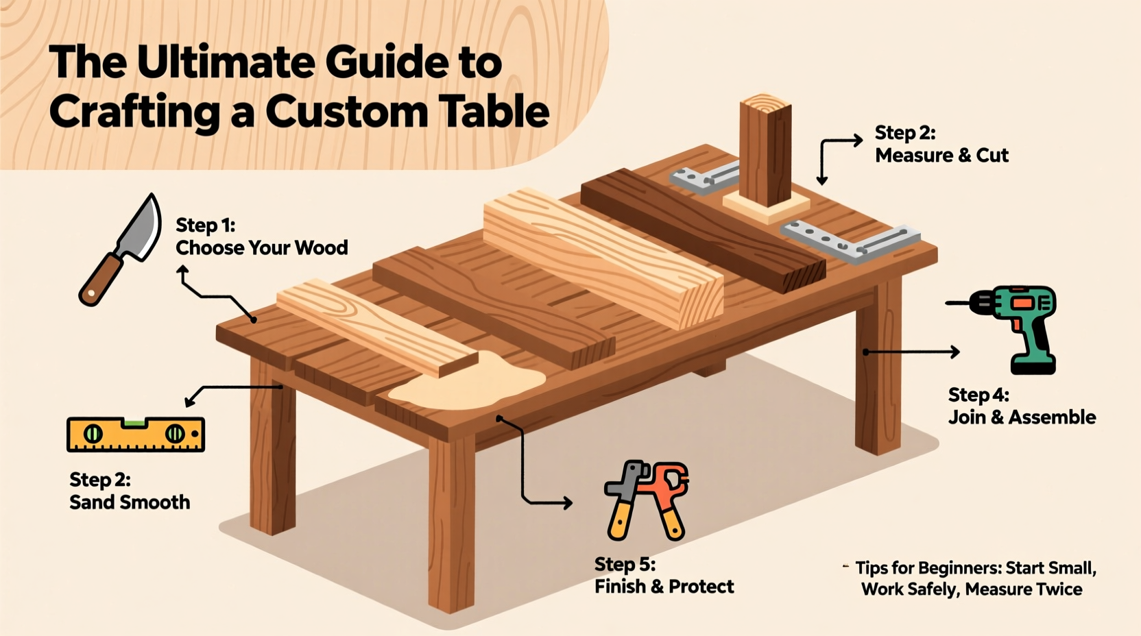The Ultimate Guide To Crafting A Custom Table Tips Tools And Techniques ...