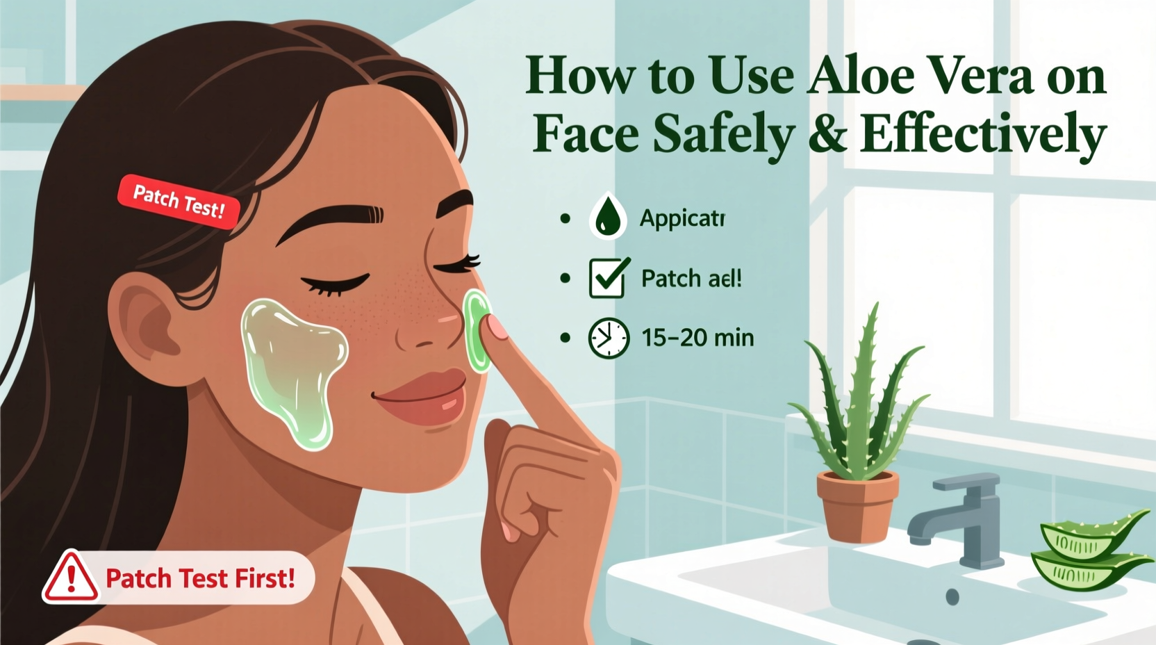 How to Use Aloe Vera on Face Safely & Effectively