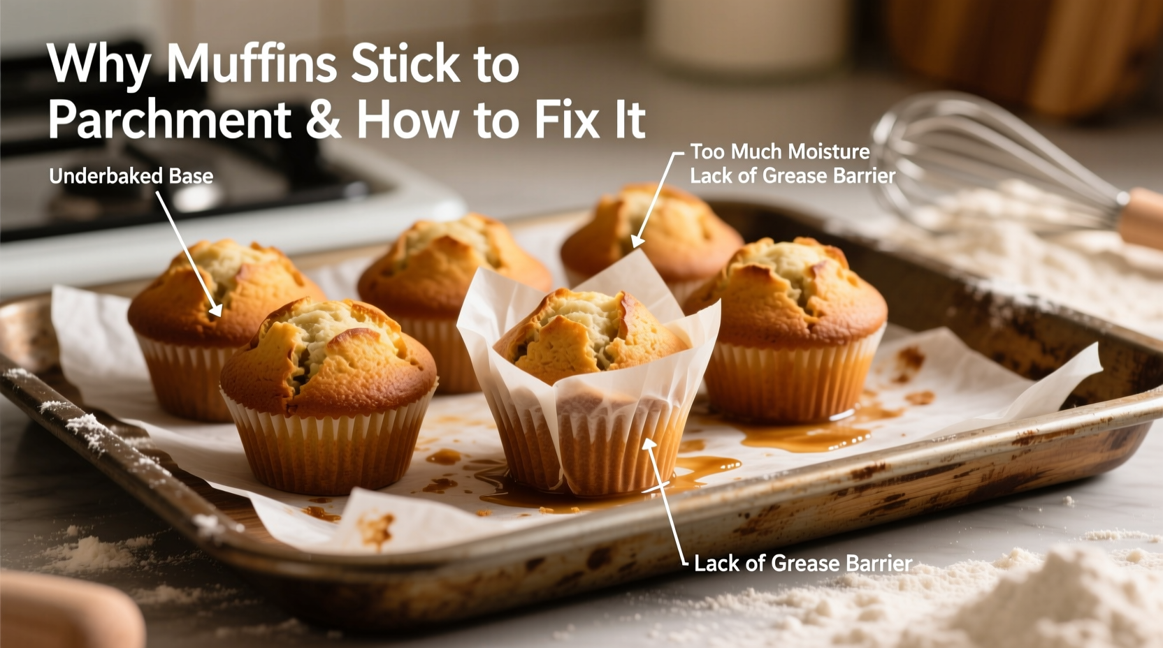 Muffins Sticking To Paper Reasons Solutions Explained