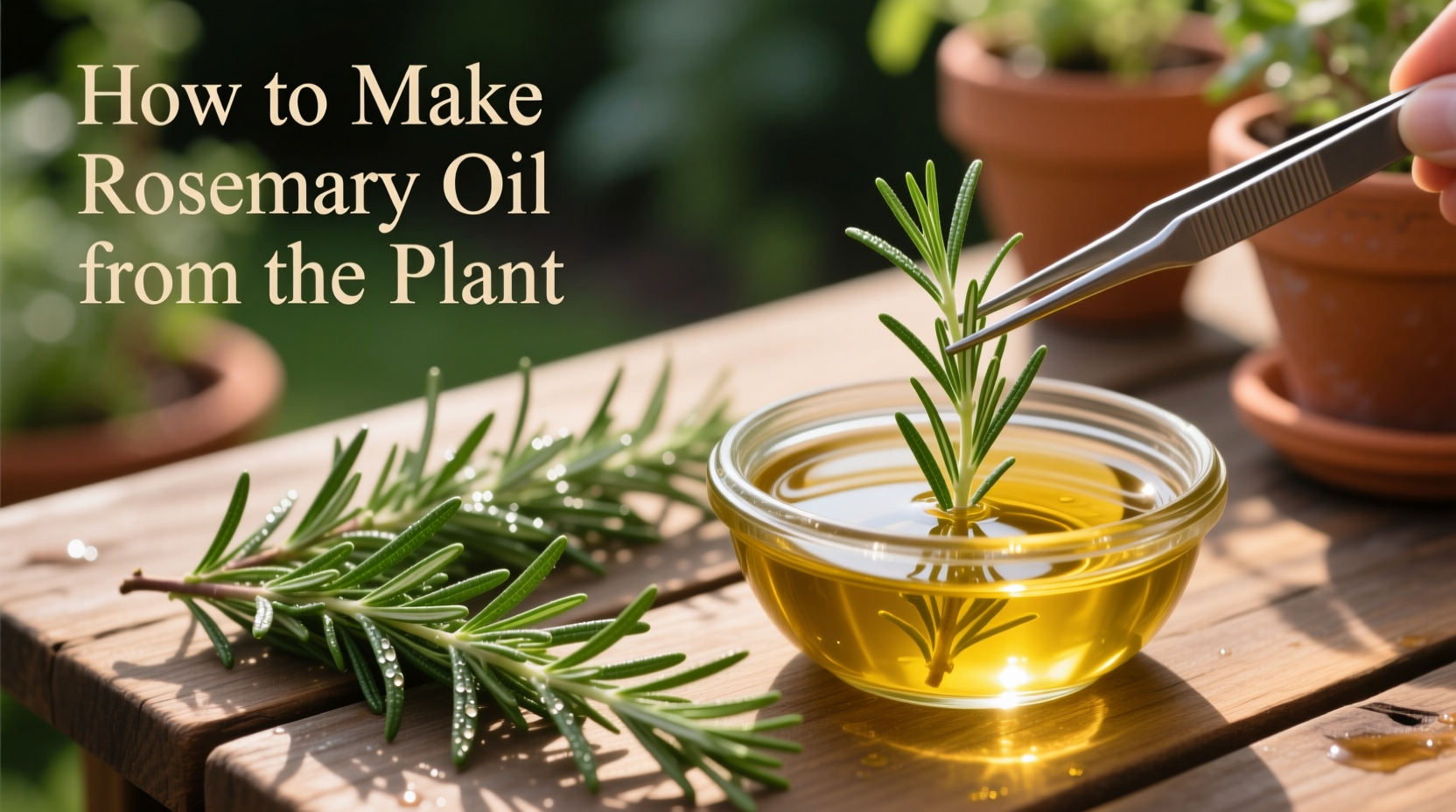 How to Make Rosemary Oil from the Plant