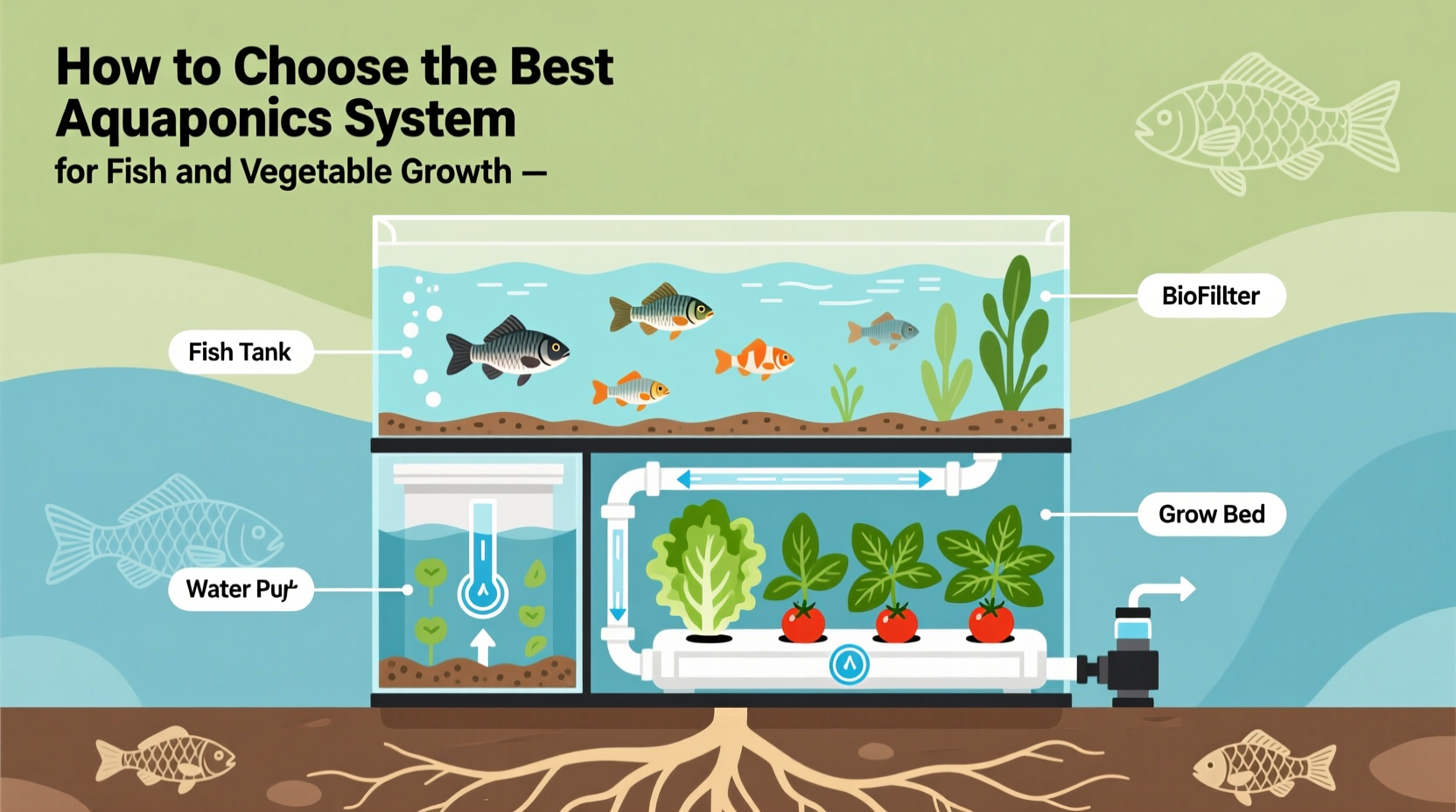 How to Choose the Best Aquaponics System for Fish and Vegetable Growth