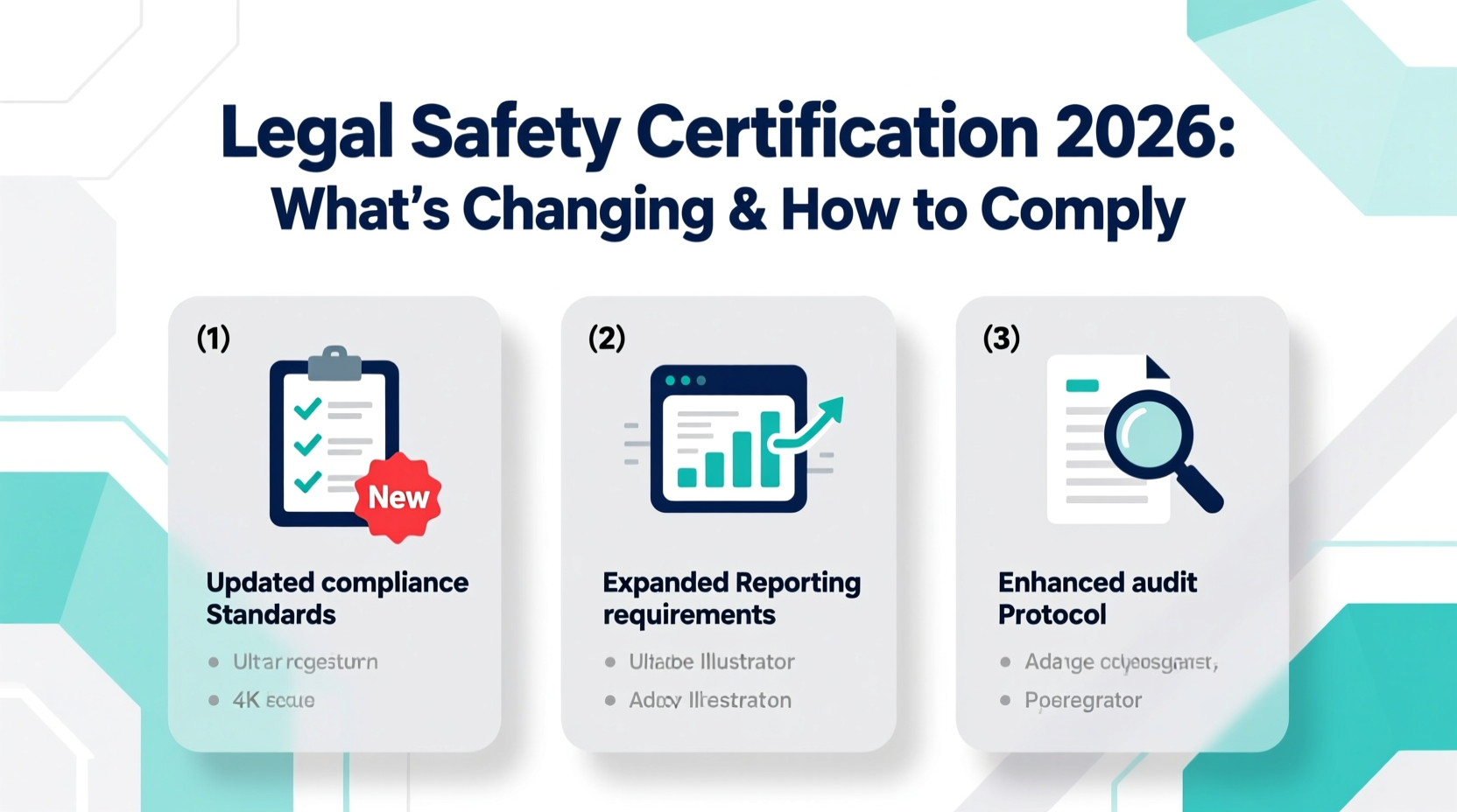 Legal Safety Certification 2026: What’s Changing & How to Comply