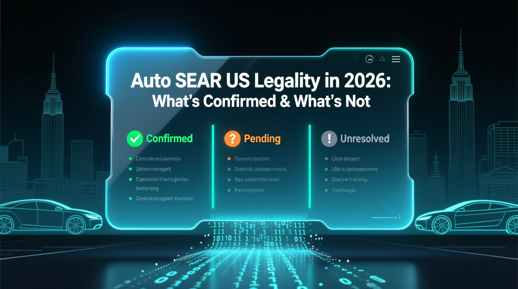 Auto SEAR US Legality in 2026: What’s Confirmed & What’s Not