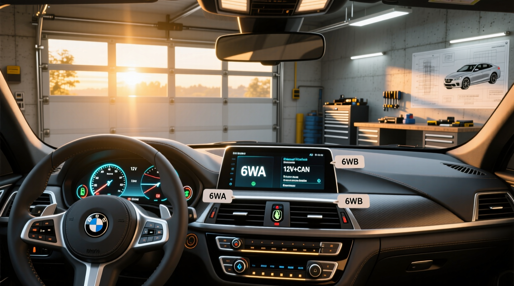 BMW F30 Digital Cluster Guide: How to Choose Between 6WA and 6WB