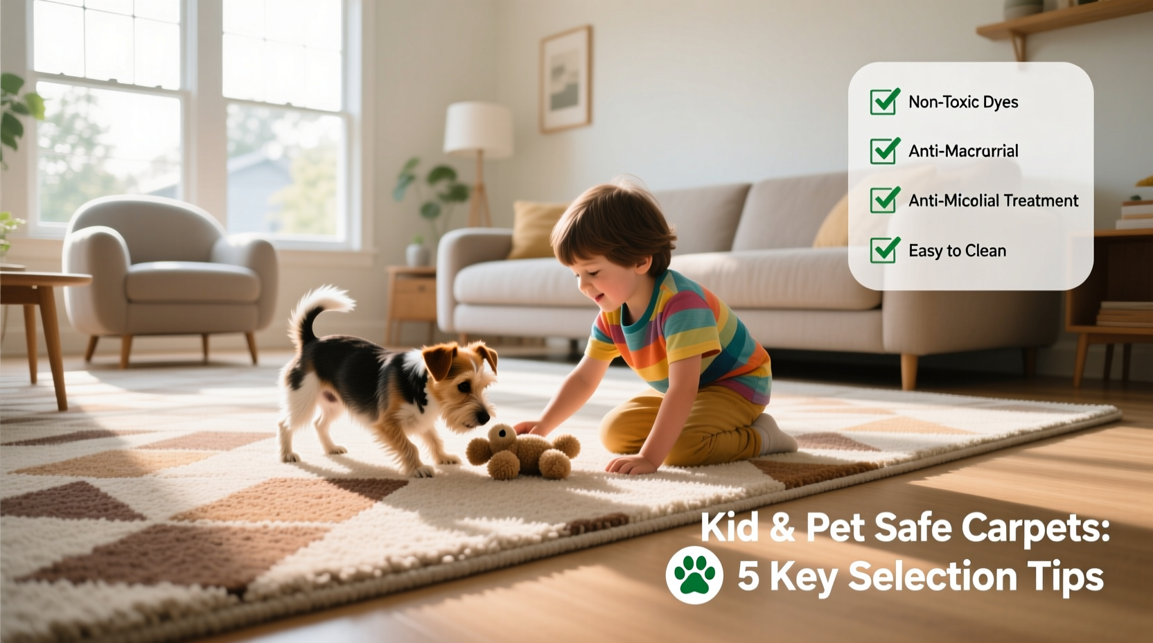How To Select Kid And Pet Safe Carpets A Practical Guide For Healthy Homes