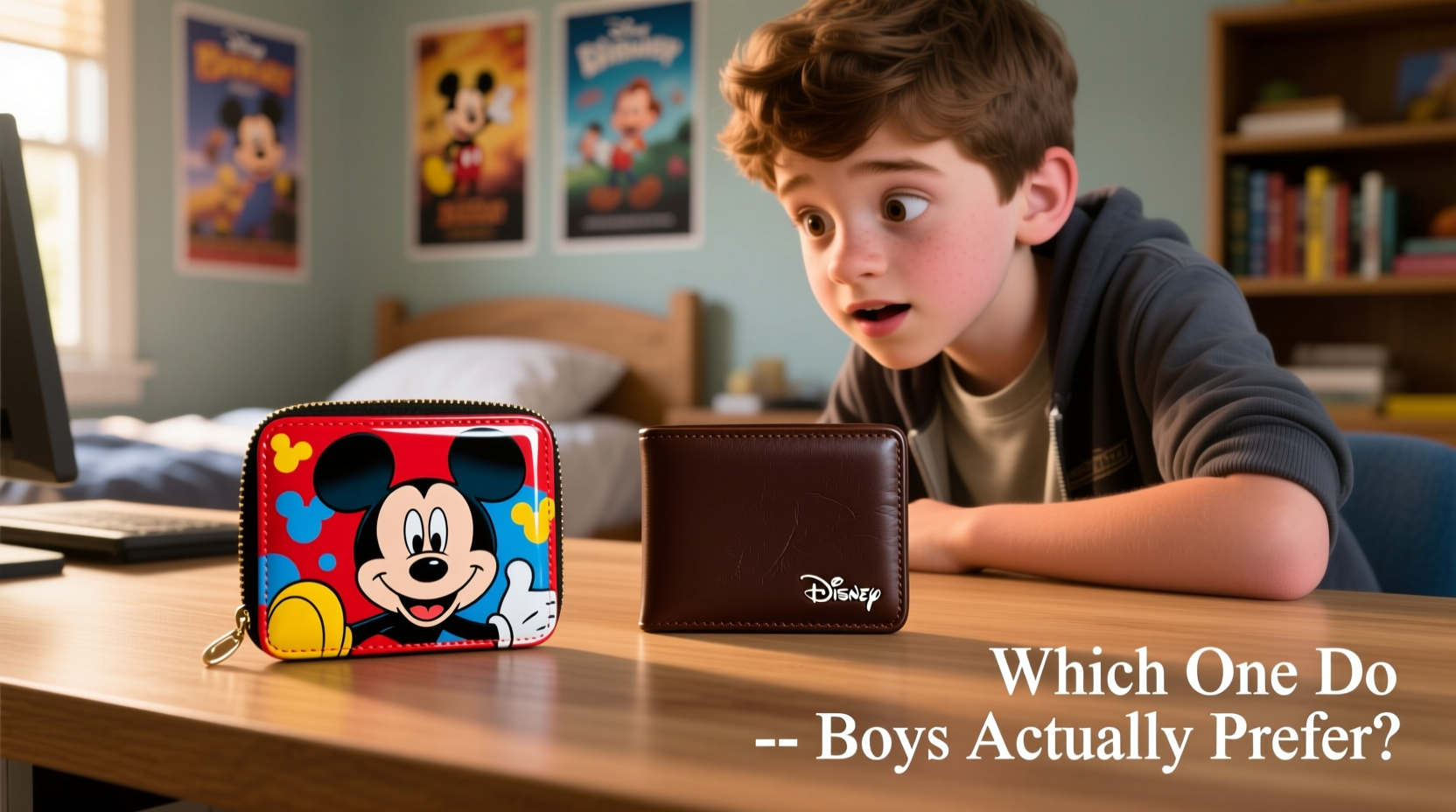Disney Cartoon Wallet Vs Plain Wallet Which One Do Boys Actually Prefer