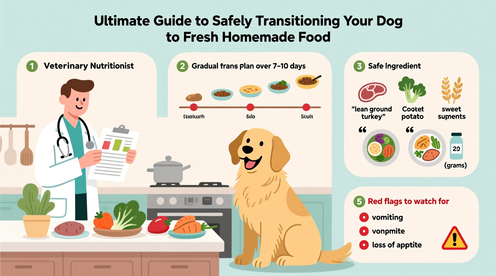 Ultimate Guide To Safely Transitioning Your Dog To Fresh Homemade Food