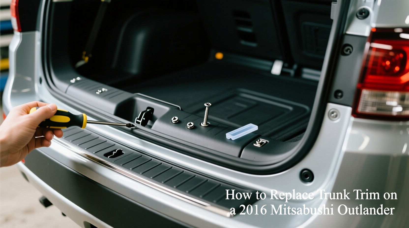 How to Replace Trunk Trim on a 2016 Mitsubishi Outlander